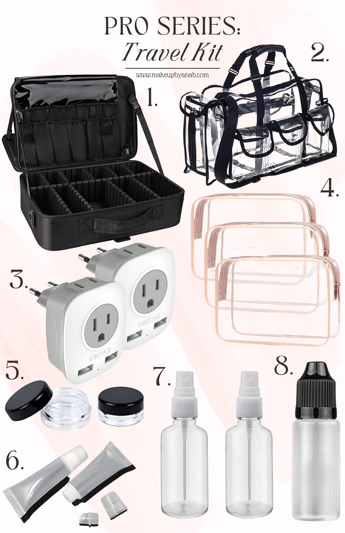 Pro Series: Tips For Travel Kit - Makeup by Ana B