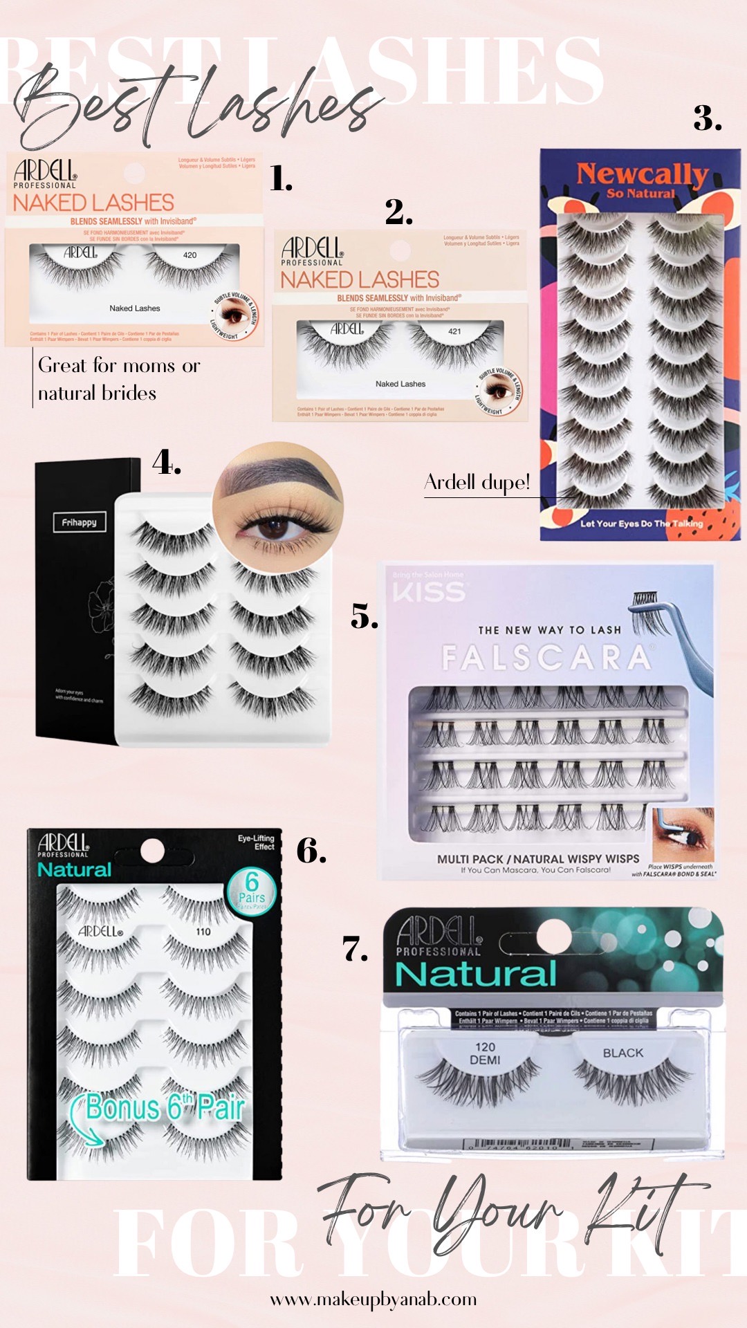 Pro Series: Best Lashes For Your Kit - Makeup by Ana B
