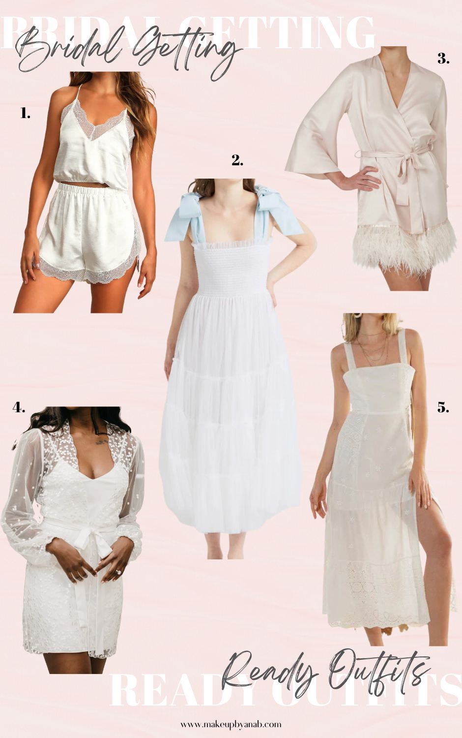 Bridal Getting Ready Outfits - Makeup by Ana B