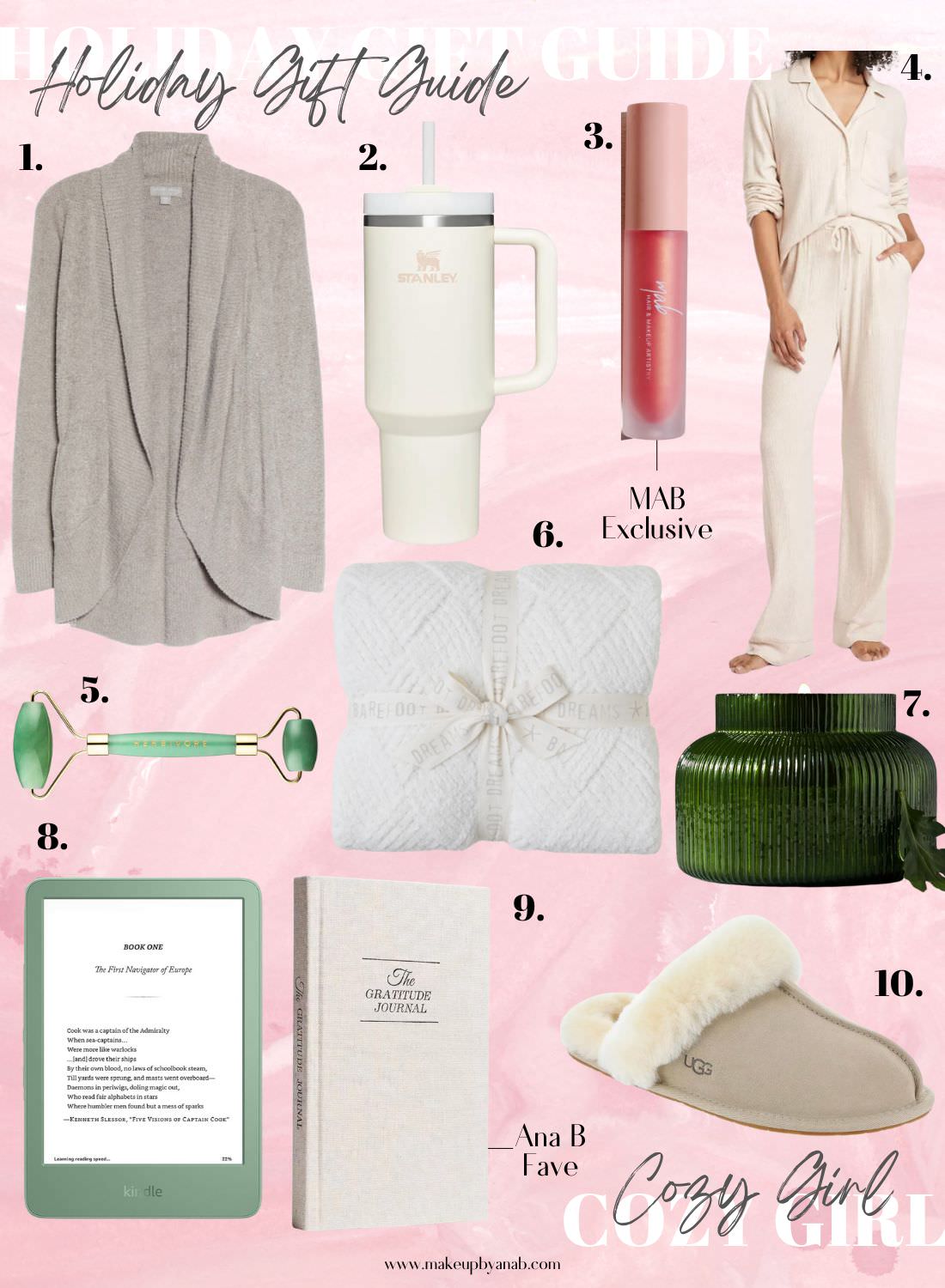 2024 Holiday Gift Guides: Cozy Girl - Makeup by Ana B