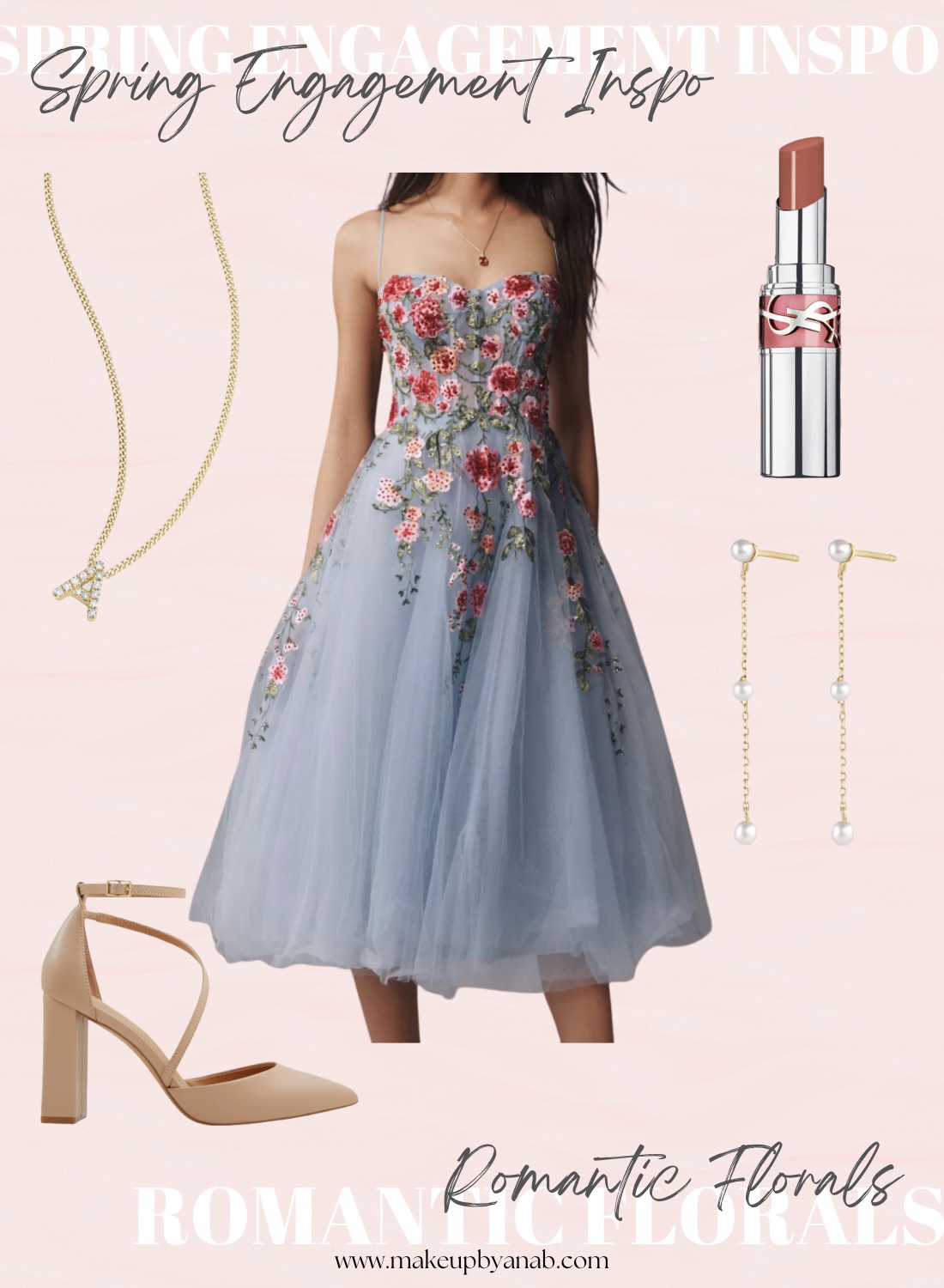 Spring Engagement Outfit Inspo - Makeup by Ana B